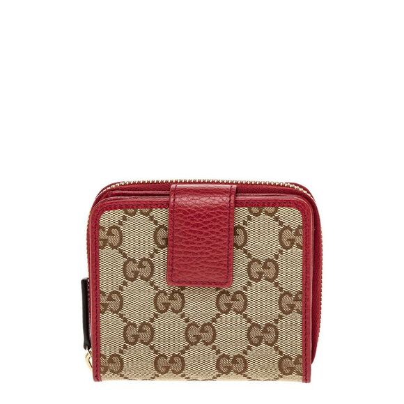 Gucci | Bags | Gucci Gg Canvas Leather Coin Purse | Poshmark